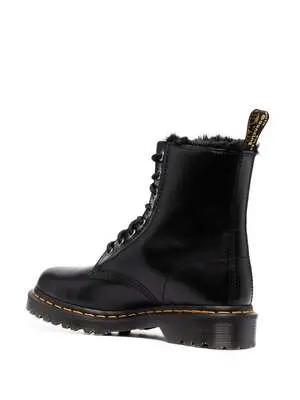 Dr. Martens 1460 Serena Atlas Lace-up Boots - Grey