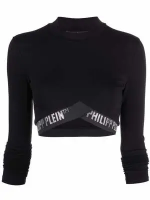 Philipp Plein Logo Cotton Top