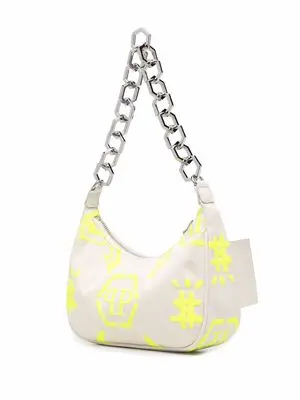Philipp Plein Monogram Print Shoulder Bag