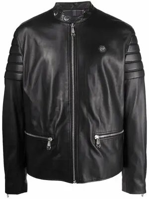 Philipp Plein Moto Jacket - Black