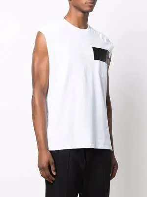 Philipp Plein Logo Sleeveless Top