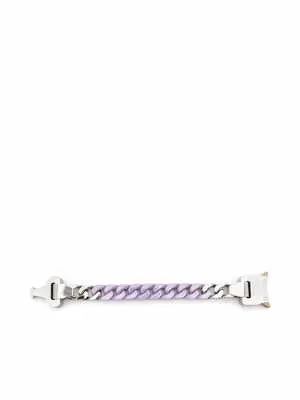 1017 Alyx 9sm Ceramic Buckle Chain Bracelet In Silver - 46% Off