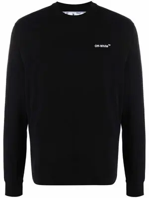 Off-White Caravaggio Arrow Print Long-sleeve T-shirt
