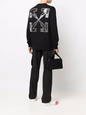 Off-White Caravaggio Arrow Print Long-sleeve T-shirt