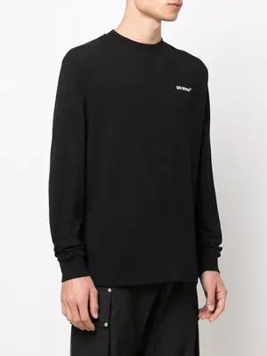 Off-White Caravaggio Arrow Print Long-sleeve T-shirt