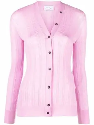 Ferragamo Long Sleeve Cardigans For Women