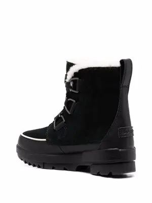 Sorel Faux-fur Trim Suede Boots
