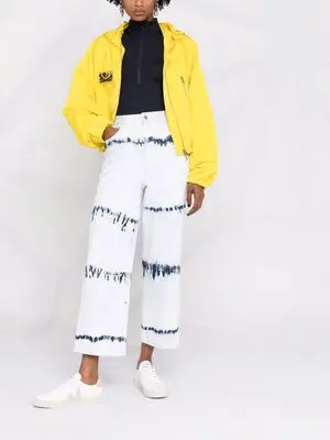 Stella McCartney Cropped Tie-dye Jeans