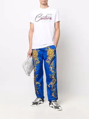 Versace Logo-print Cotton T-shirt
