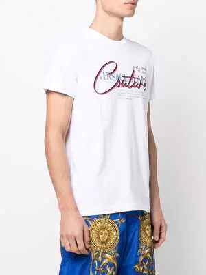 Versace Logo-print Cotton T-shirt