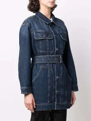 DIESEL® De-flaminia Belted Denim Jacket