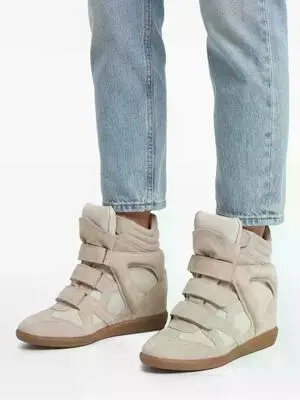 Isabel Marant Étoile Bekett High-top Sneakers With Velcro Fastening