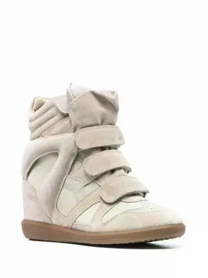 Isabel Marant Étoile Bekett High-top Sneakers With Velcro Fastening