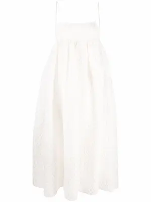 Cecilie Bahnsen Beth Plissé Empire-line Dress