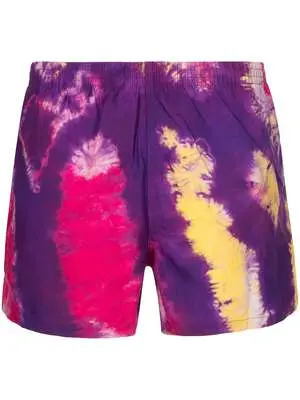 TIMO TRUNKS Shibori Swim Shorts - Purple