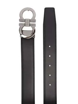 FERRAGAMO Reversible Gancini-logo Belt