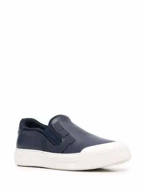 FERRAGAMO Gancini Slip-on Sneakers - Blue