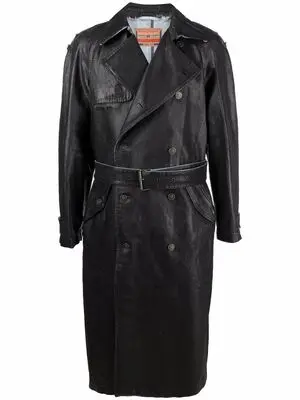 Diesel® D-Delirious-A Trench Coat In Black - 30% Off | Editorialist