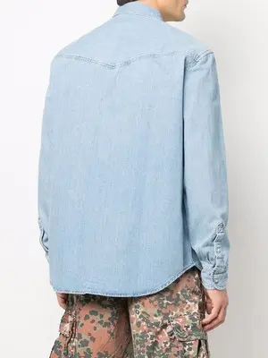 DIESEL® D-ocean Western Denim Shirt - Blue