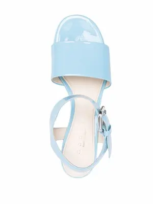 Marni Patent Leather Block-heel Sandals
