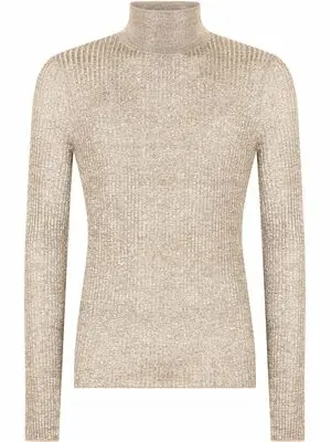 Dolce & Gabbana Ribbed Roll-neck Jumper