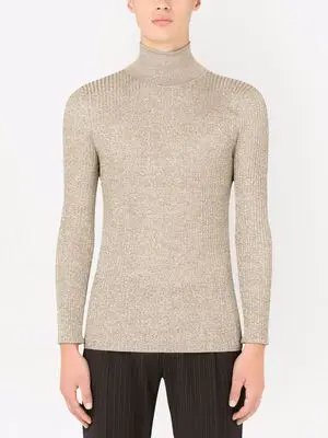 Dolce & Gabbana Ribbed Roll-neck Jumper