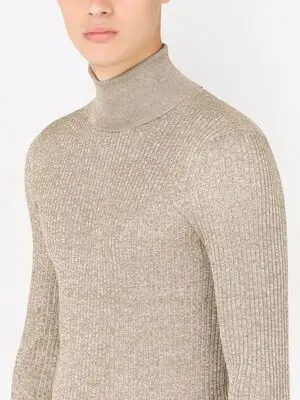 Dolce & Gabbana Ribbed Roll-neck Jumper