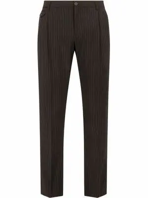 Dolce & Gabbana Pinstripe Wool-blend Trousers