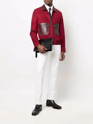 Dolce & Gabbana Suede Bomber Jacket