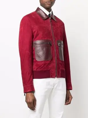 Dolce & Gabbana Suede Bomber Jacket
