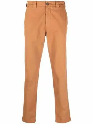 Kenzo Slim-fit Logo-patch Stretch-cotton Trousers