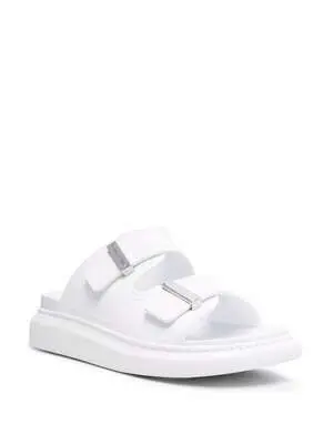 Alexander McQueen Logo-buckle Detail Flat Sandals