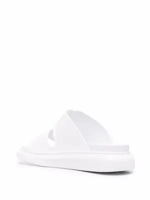 Alexander McQueen Logo-buckle Detail Flat Sandals