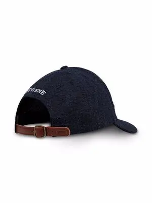 Supreme Terry S Logo Six-Panel Cap - Blue | Editorialist
