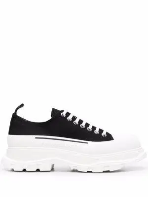 Alexander McQueen Tread Slick Low-top Sneakers - Black