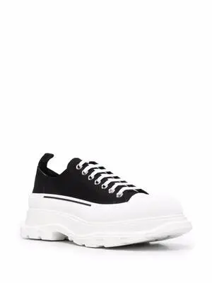 Alexander McQueen Tread Slick Low-top Sneakers - Black