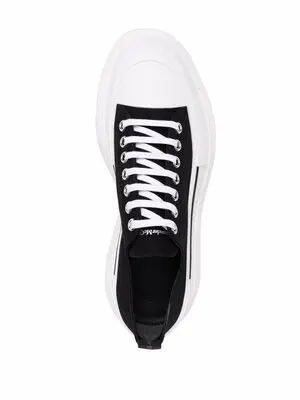 Alexander McQueen Tread Slick Low-top Sneakers - Black
