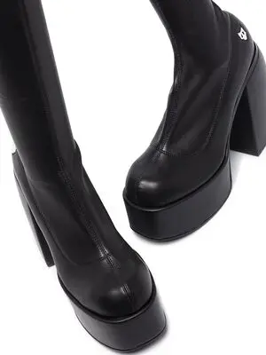 NAKED WOLFE Spice 140mm Platform Boots - Black