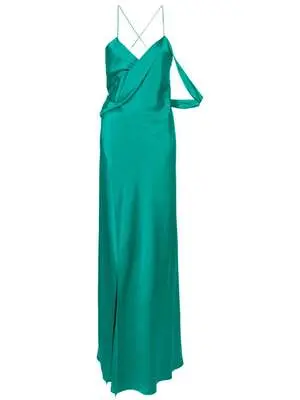 Michelle Mason Wrap Evening Dresses