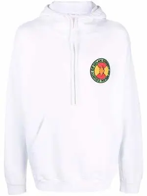 COUNTY OF MILAN Marcelo Burlon Park-patch Hoodie - White