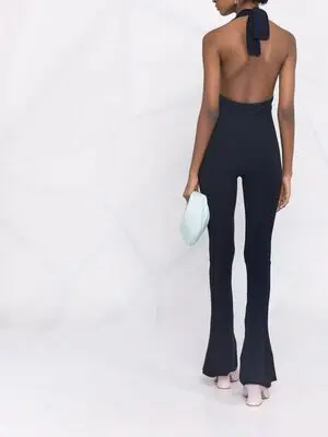 Jacquemus Plunging V-neck Halterneck Jumpsuit