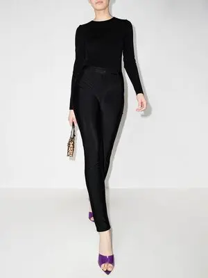 TOM FORD Glossy Skinny Jeans - Black