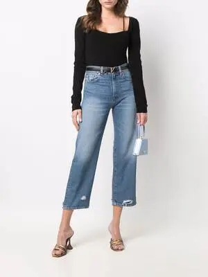 Denimist Mid-rise Cropped Jeans