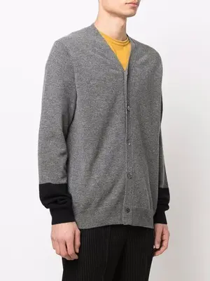 Comme Des Garçons Fine-knit Cardigan - Grey