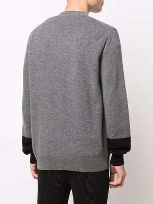 Comme Des Garçons Fine-knit Cardigan - Grey