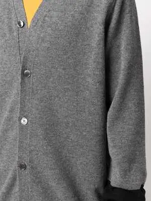 Comme Des Garçons Fine-knit Cardigan - Grey
