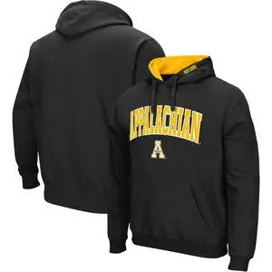 COLOSSEUM Appalachian State Mountaineers Arch And Logo Pullover Hoodie - Black