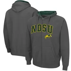 COLOSSEUM Ndsu Bison Arch & Logo 3.0 Full-zip Hoodie