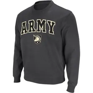 COLOSSEUM Army Black Knights Arch & Logo Crew Neck Sweatshirt