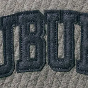 PRESSBOX Heather Charcoal Auburn Tigers Moose Quilted Pullover Sweatshirt
